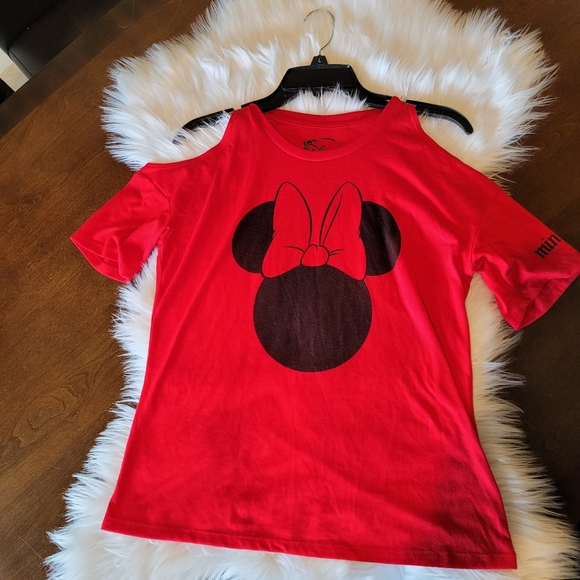Disney | Tops | Red Minnie Mouse Tshirt | Poshmark